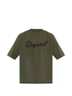 Dsquared2 Logo-embroidered Loose-fit T-shirt