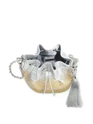 Judith Leiber Crystal-embellished Ombré Bucket Bag