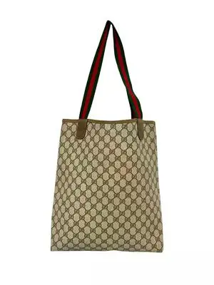 Gucci Gg Supreme Web Tote Bag