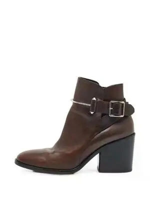 Balenciaga Buckle Anklet Detail Ankle Boots
