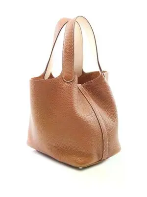 Hermès Clemence Picotin Lock 18 Handbag - Brown
