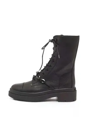 JIMMY CHOO Hatcher Lace-up Combat Boots