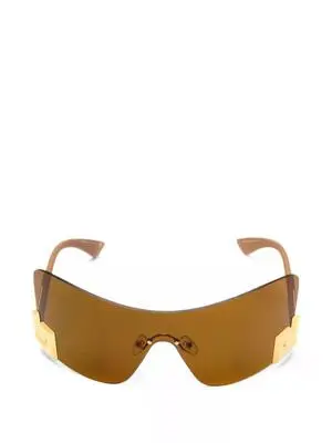 Versace Greca Shield Sunglasses - Brown