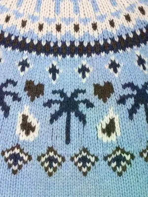Alanui Fair Isle Palm-tree Motif Sweater