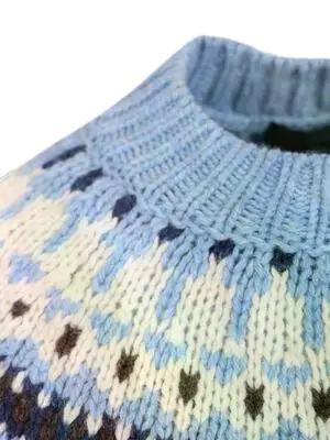 Alanui Fair Isle Palm-tree Motif Sweater