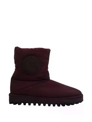 Dolce & Gabbana Padded Logo Patch Boots