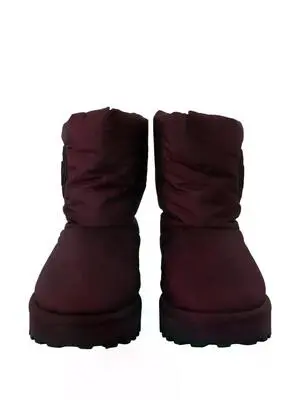 Dolce & Gabbana Padded Logo Patch Boots