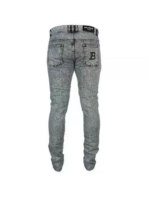 Balmain Faded Effect Jeans