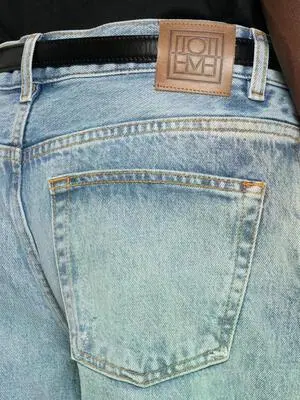 TOTEME Light Washed Denim Board Shorts