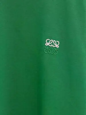 Loewe Anagram-embroidered T-shirt - Green