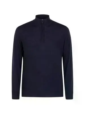 Canali Half-zip Knitted Sweater