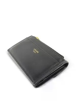 Celine Triomphe Tri-fold Calfskin Wallet