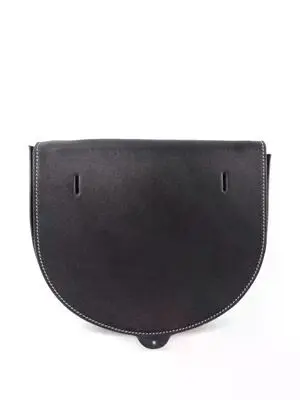 Loewe Anagram Embossed Shoulder Bag - Black