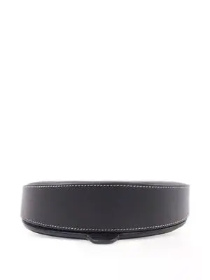 Loewe Anagram Embossed Shoulder Bag - Black