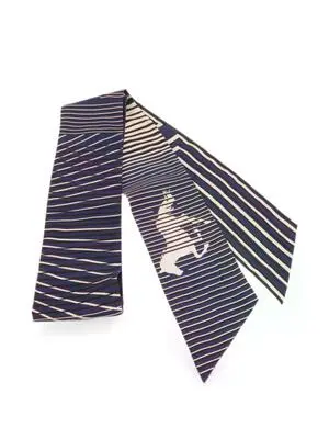 Hermès Silk Scarf - Blue