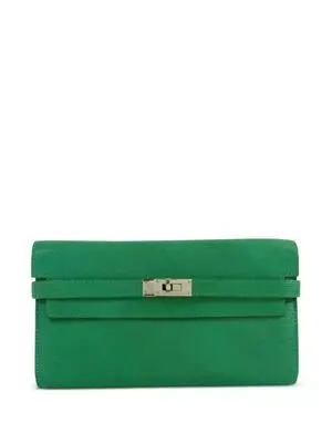 Hermès Kelly Leather Wallet - Green