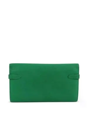 Hermès Kelly Leather Wallet - Green