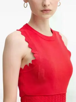 GAUDI Scalloped Knit Vest