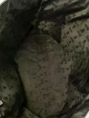 Gucci Leather Gg Supreme Tote Bag - Silver
