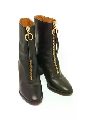 Dior Effrontee Leather Ankle Boots