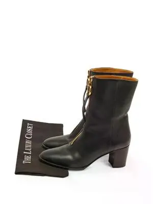 Dior Effrontee Leather Ankle Boots