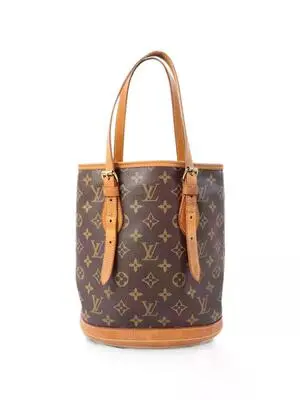 LOUIS VUITTON Monogram Bucket Tote Bag