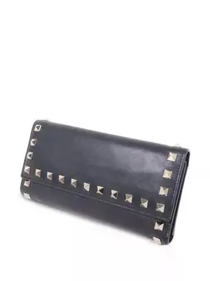 Valentino Garavani Rockstud Threefold Long Wallet
