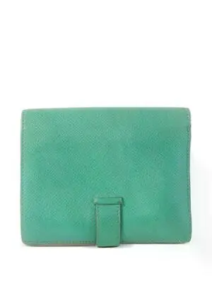 Hermès 2019 Bearn Leather Wallet - Green