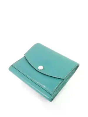 Hermès 2007 Grained-leather Tri-fold Wallet