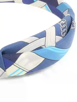 Hermès Graphic Print Hairband