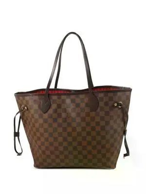 LOUIS VUITTON Damier Neverfull Mm Tote Bag
