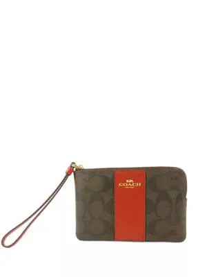 COACH VINTAGE Logo-print Wallet - Brown