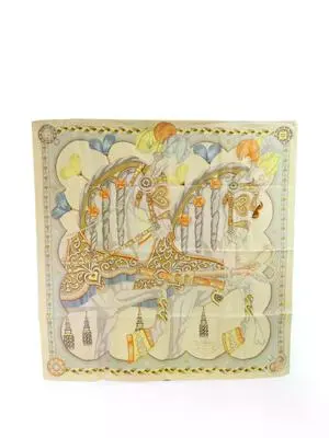 Hermès Harnais De Cœur Scarf