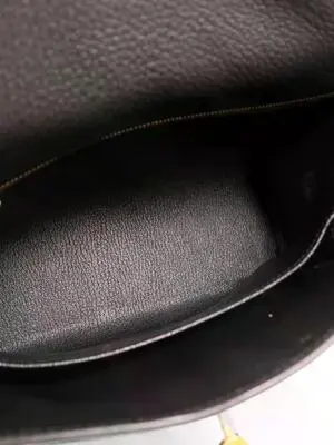 Hermès 2026 25 Kelly Tote Bag - Black