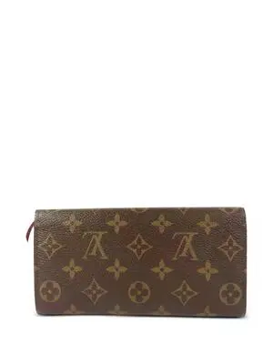 LOUIS VUITTON Emilie Monogram Wallet - Brown
