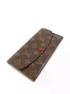 LOUIS VUITTON Emilie Monogram Wallet - Brown