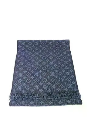 LOUIS VUITTON Monogram Classic Scarf - Blue