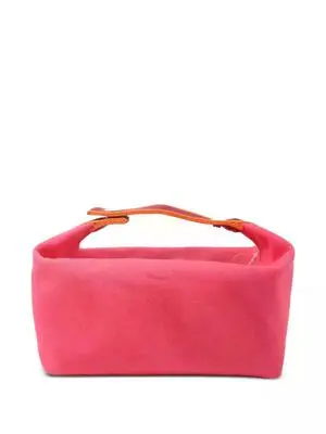 Hermès Gm Bride A Brac Embroidered Logo Tote Bag - Pink
