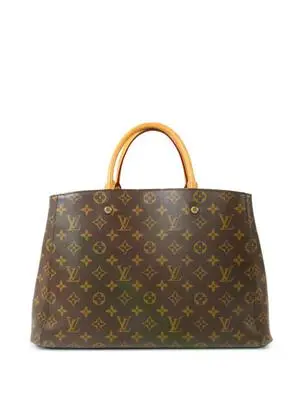 LOUIS VUITTON Montaigne Mm Monogram Tote Bag