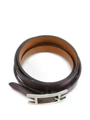 Hermès Leather Double Tour Bracelet