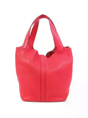 Hermès Picotin Clemence Tote Bag - Red