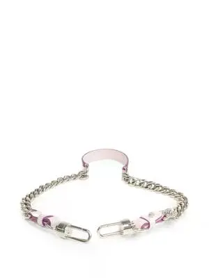 Delvaux Chain Leather Shoulder Strap