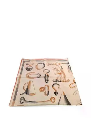 Hermès Mors A Jouets Bandana Scarf