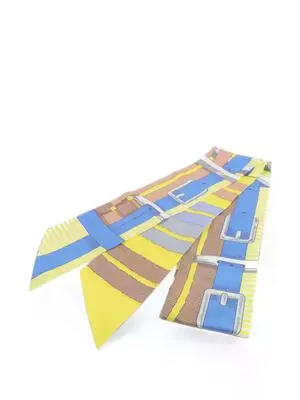 Hermès Maxi Twilly Scarf - Yellow