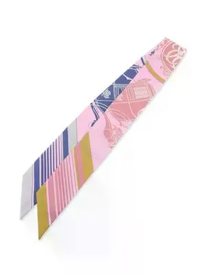 Hermès Silk Scarf - Pink