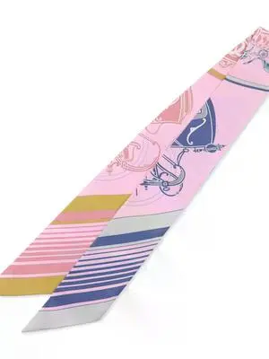 Hermès Silk Scarf - Pink
