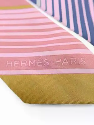 Hermès Silk Scarf - Pink