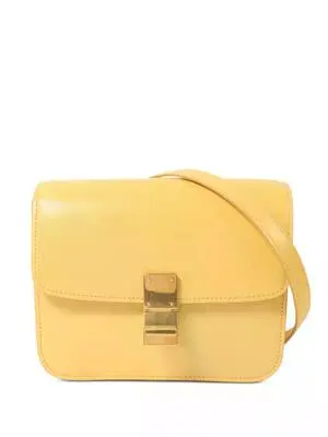 Celine Teen Classic Box Shoulder Bag - Yellow
