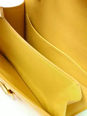 Celine Teen Classic Box Shoulder Bag - Yellow