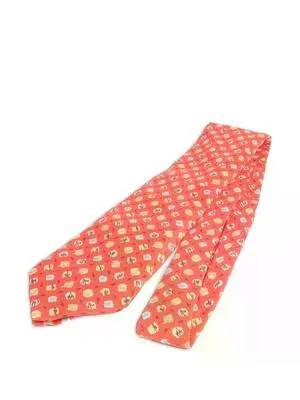 Hermès Silk Abstract Print Tie